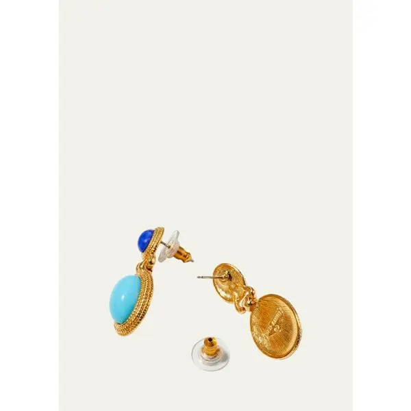 BEN-AMUN Multi Blue Drop Earrings