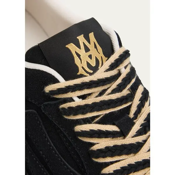 Amiri Skel Suede Espadrilles - Black