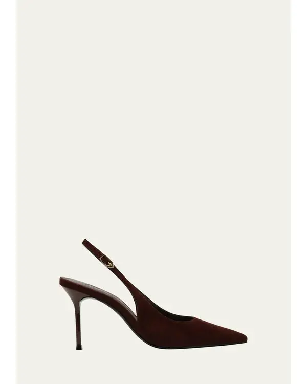 Schutz Alicia Suede Slingback Pumps