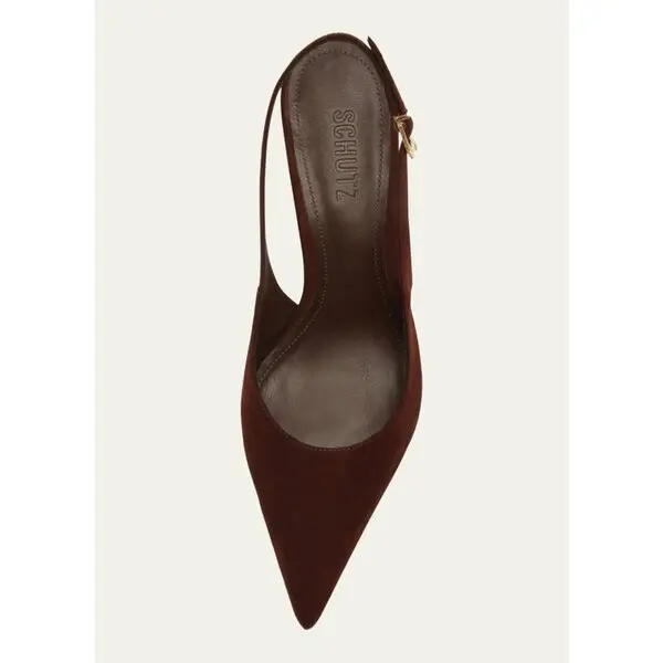 Schutz Alicia Suede Slingback Pumps