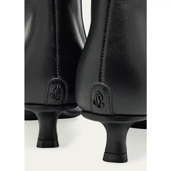 JIMMY CHOO Lory 35 Leather Ankle Booties