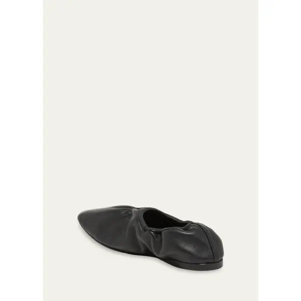 Alaïa Nappa Leather Elastic Ballerina Flats