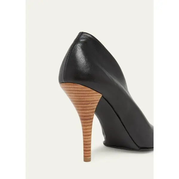 Alaïa 90mm Square-toe Leather Pumps