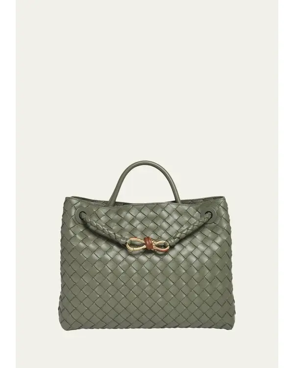 Bottega Veneta Andiamo Medium Nappa Leather Top-handle Bag
