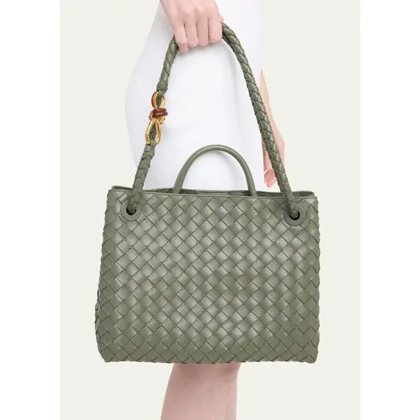 Bottega Veneta Andiamo Medium Nappa Leather Top-handle Bag