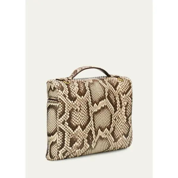 Bottega Veneta Bang Bang Python Top-handle Bag
