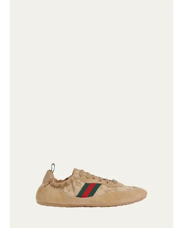 Gucci Shift Gg Canvas Low-top Sneakers