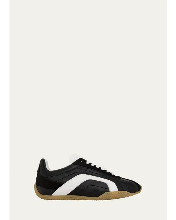Pierre Hardy Jump Mixed Leather Sneakers