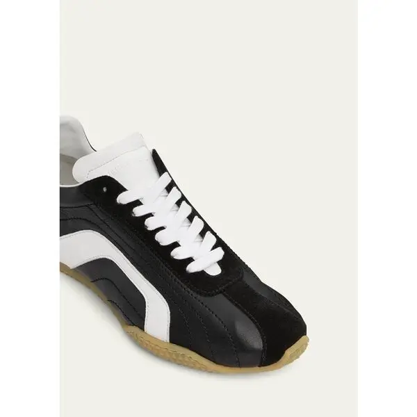 Pierre Hardy Jump Mixed Leather Sneakers