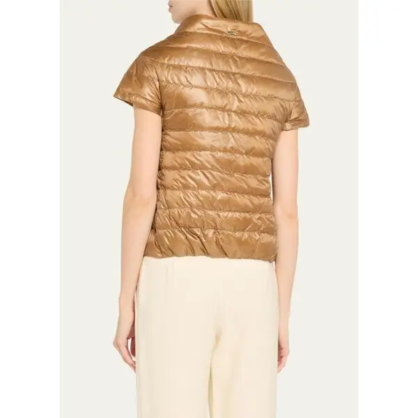 Herno Greta Cap-sleeve Ultralight Down Cape