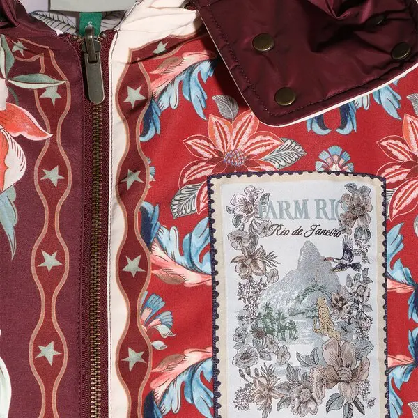 Farm Rio Floral-print Jacket