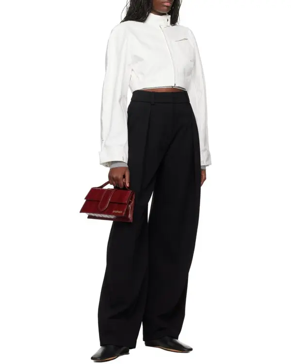 Jacquemus The Large Bambino Crossbody Flap Bag