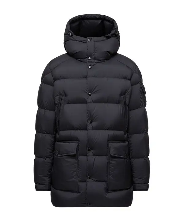 Moncler Bretagne Hooded Mid-length Down Jacket