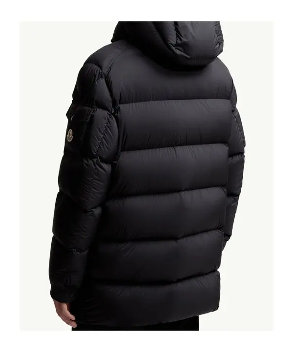 Moncler Bretagne Hooded Mid-length Down Jacket