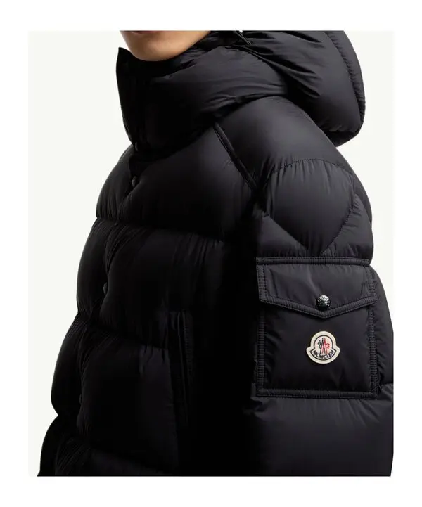 Moncler Bretagne Hooded Mid-length Down Jacket