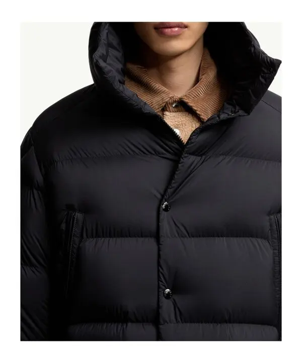 Moncler Bretagne Hooded Mid-length Down Jacket