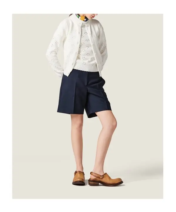 Miu Miu Cotton Crew-neck Sweater