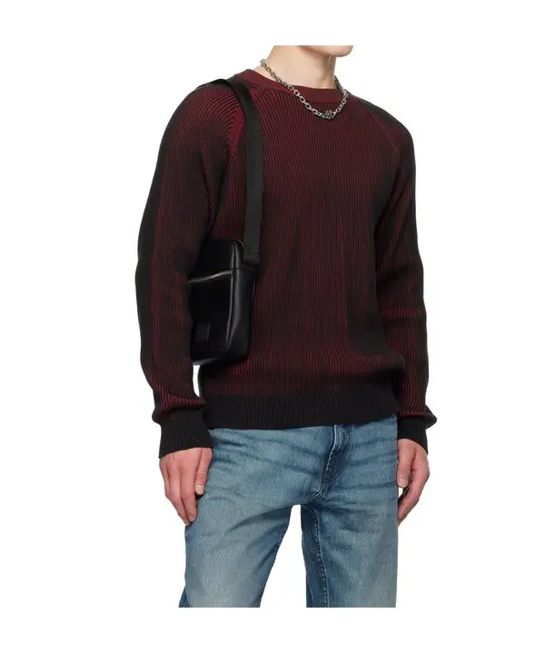 Hugo Boss Textured Messenger Bag