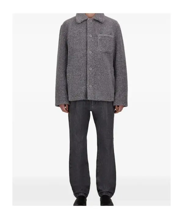 Herno Teddy Shacket Jacket - Gray