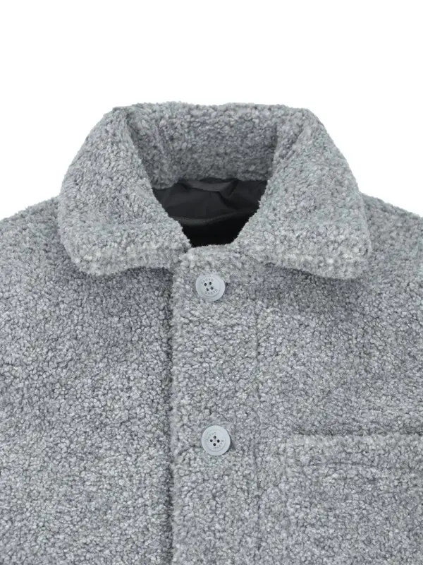 Herno Teddy Shacket Jacket - Gray