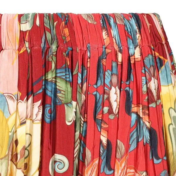 Farm Rio Pleated Skirt