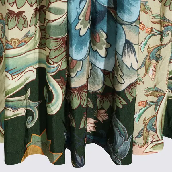 Farm Rio Pleated Skirt