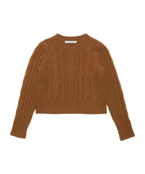 Acne Studios Cashmere Cable-knit Sweater