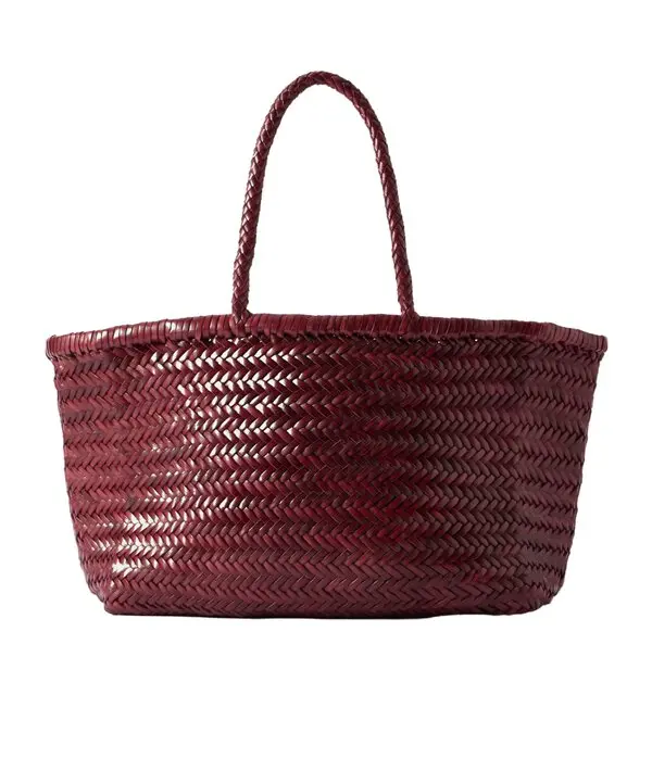 Dragon Diffusion Woven Leather Tote
