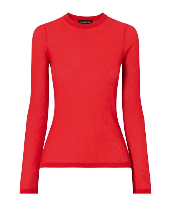 ANINE BING Ribbed Sweater