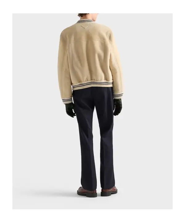Prada Sheepskin Bomber Jacket
