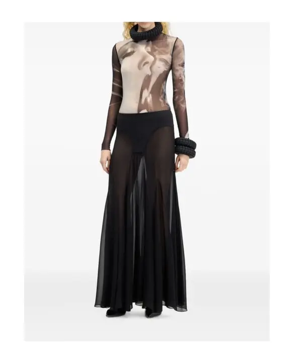 JEAN PAUL GAULTIER Sheer Skirt