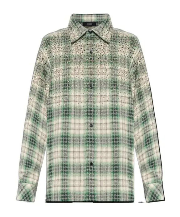 Amiri Studded Check Shirt