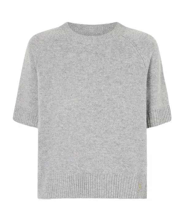 ANINE BING Logo-embellished Cashmere Sweater - No