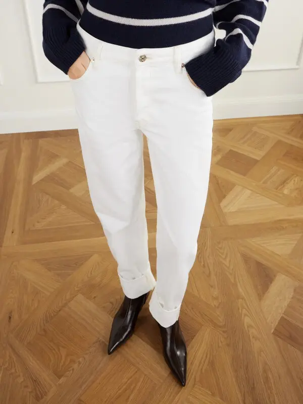 FRAME Mid-rise Straight-leg Jeans