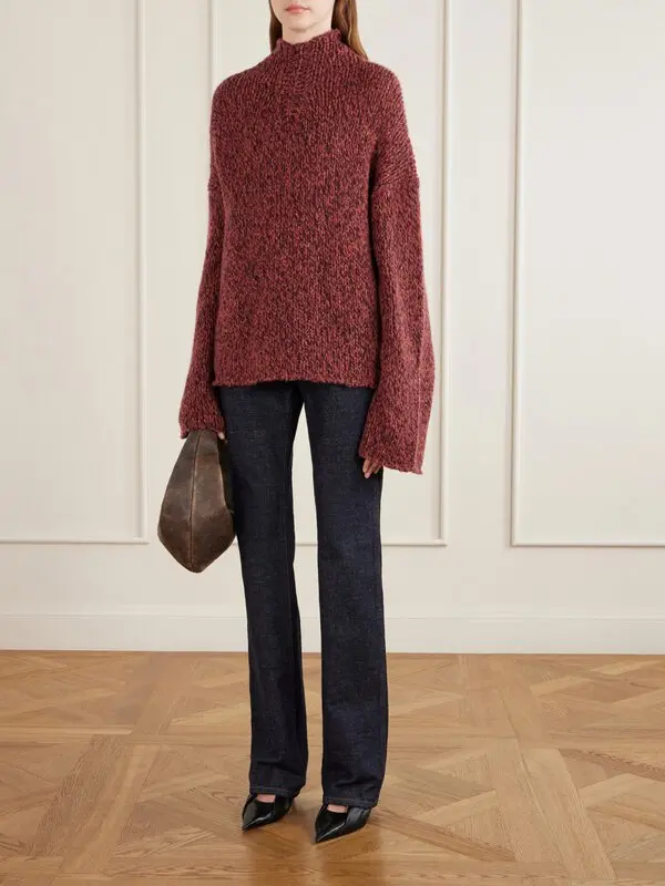 Khaite Turtleneck Sweater - Red