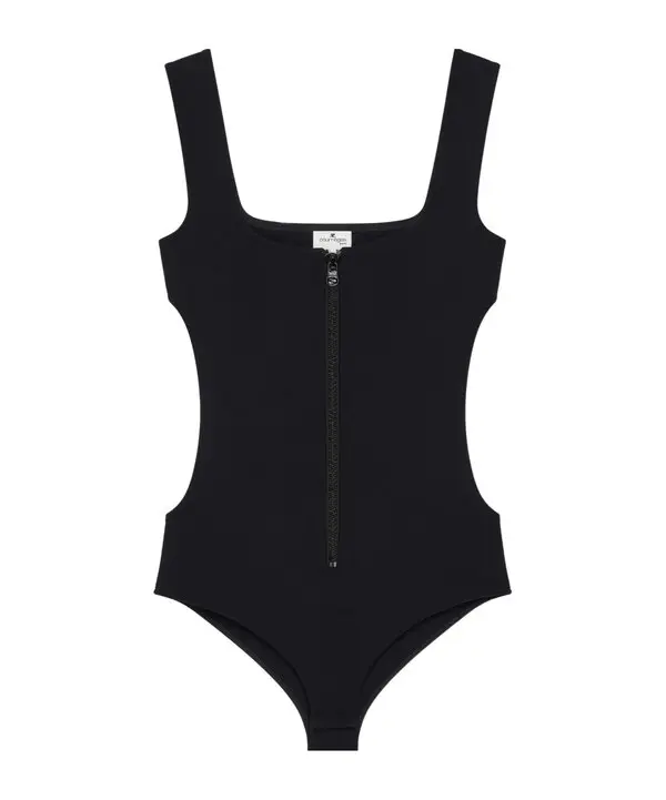 COURREGES Cut-out Zip-up Bodysuit