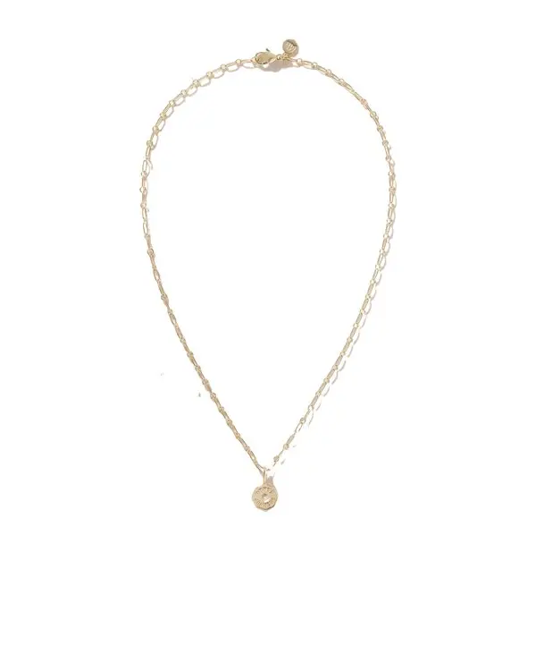 MARLO LAZ 14-karat Gold Diamond Necklace
