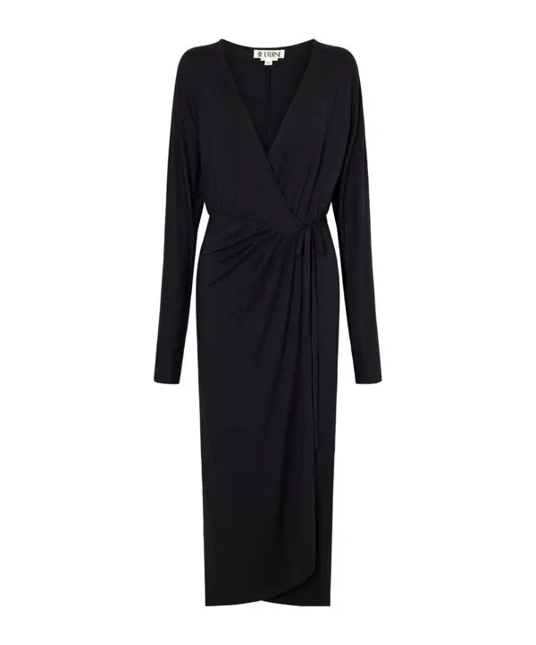 Eterne Stretch Jersey Midi Dress