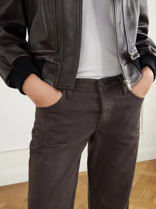 FRAME Low-rise Wide-leg Jeans