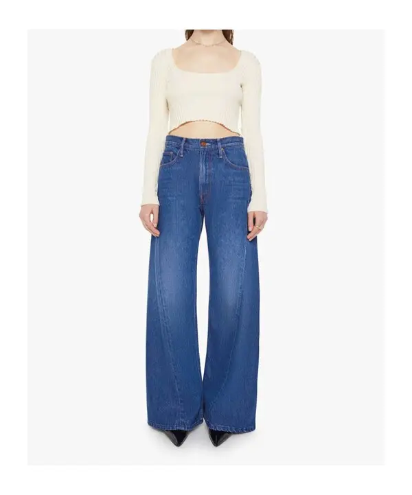 MOTHER Wide-leg Jeans
