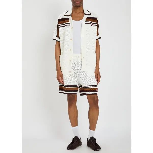 Casablanca Casa Crochet Shorts
