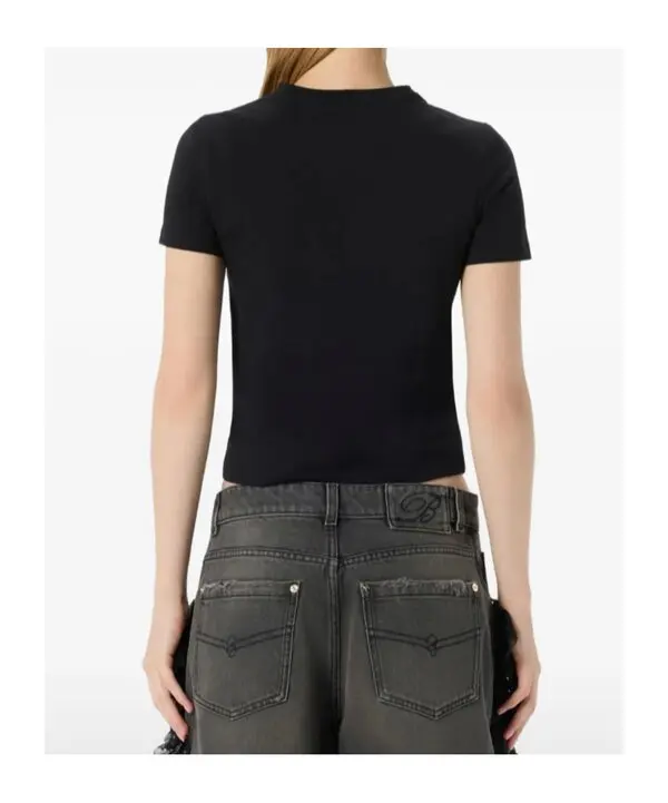 Blumarine Cutout T-shirt - Black