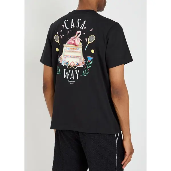 Casablanca Casa Way Graphic Print T-shirt