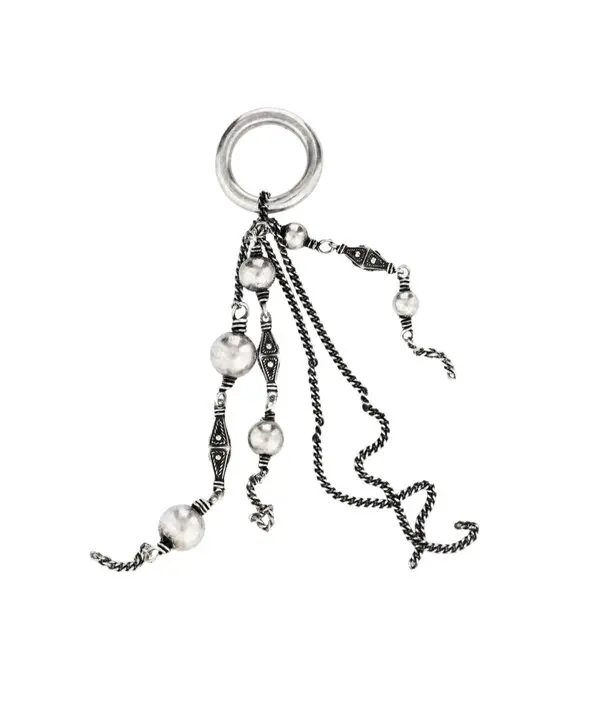 ANN DEMEULEMEESTER Geometric Double-ring Pendant Necklace