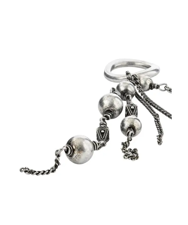 ANN DEMEULEMEESTER Geometric Double-ring Pendant Necklace