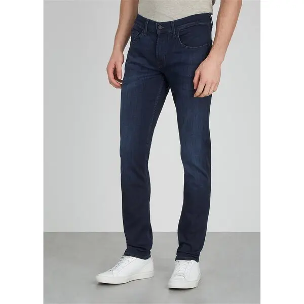 7 For All Mankind Dark Wash Slim Fit Jeans