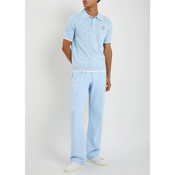 Casablanca Cas Pointelle Polo Shirt