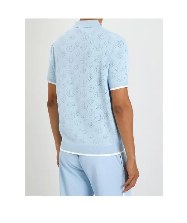 Casablanca Cas Pointelle Polo Shirt