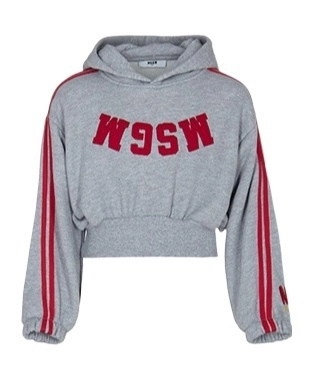 MSGM Logo-patch Side-stripe Hoodie