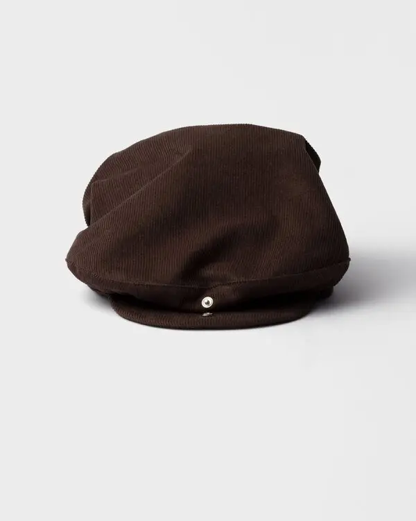 Prada Corduroy Cap